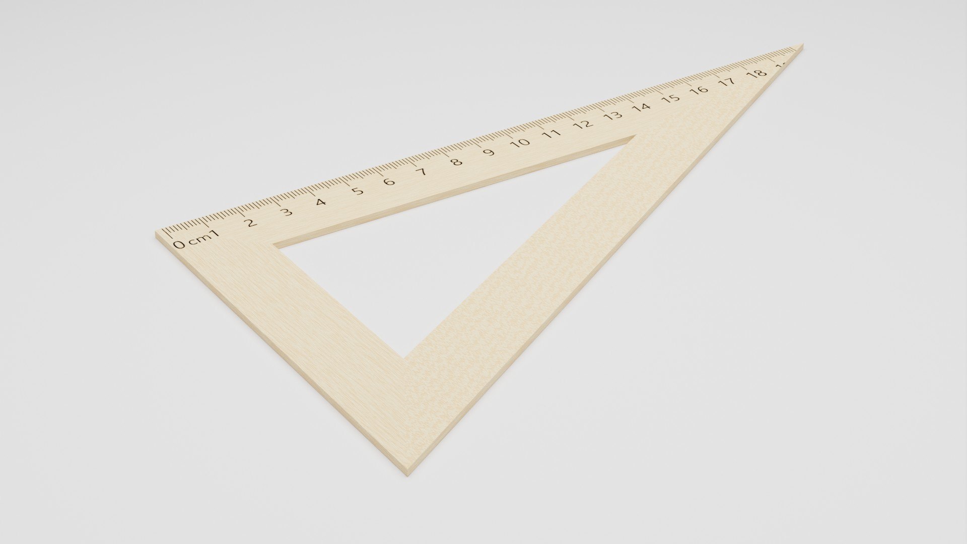 3D Triangle Ruler Model - TurboSquid 1965599