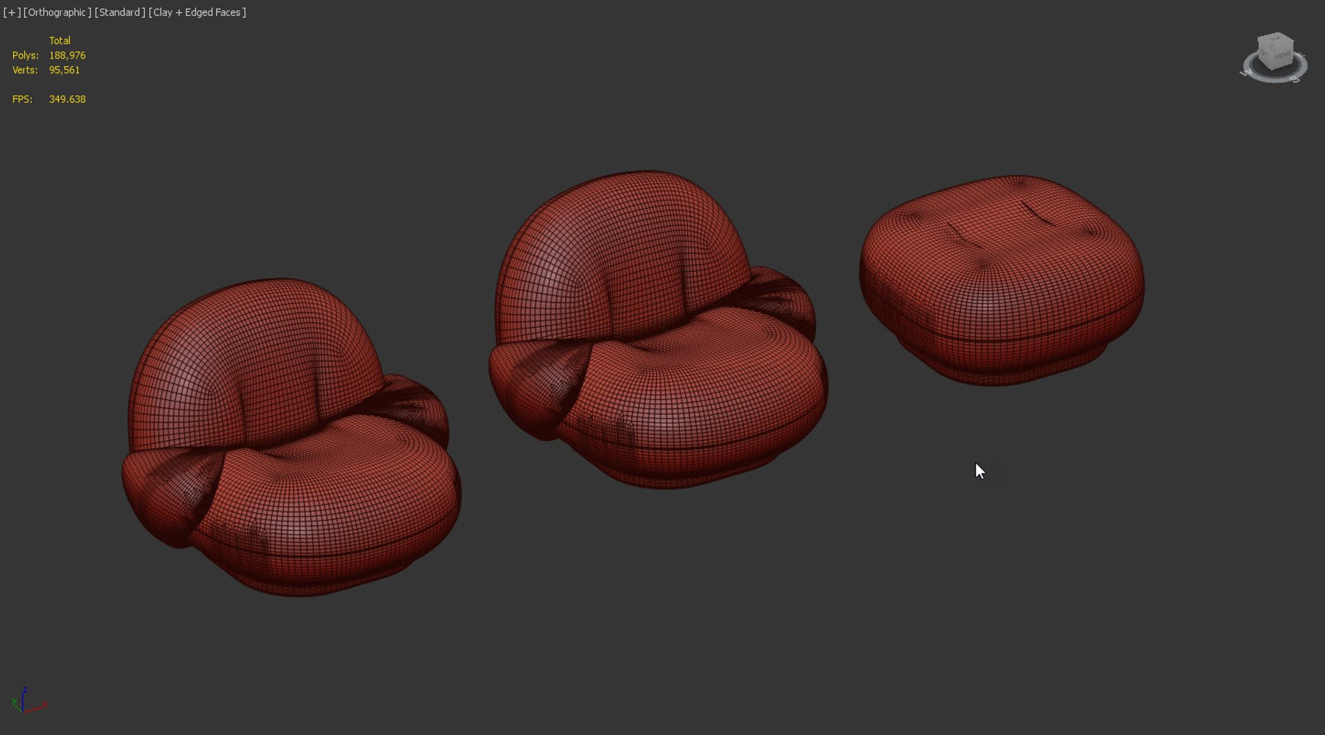 Armchair Pacha Lounge Chair 3D Model - TurboSquid 1627015