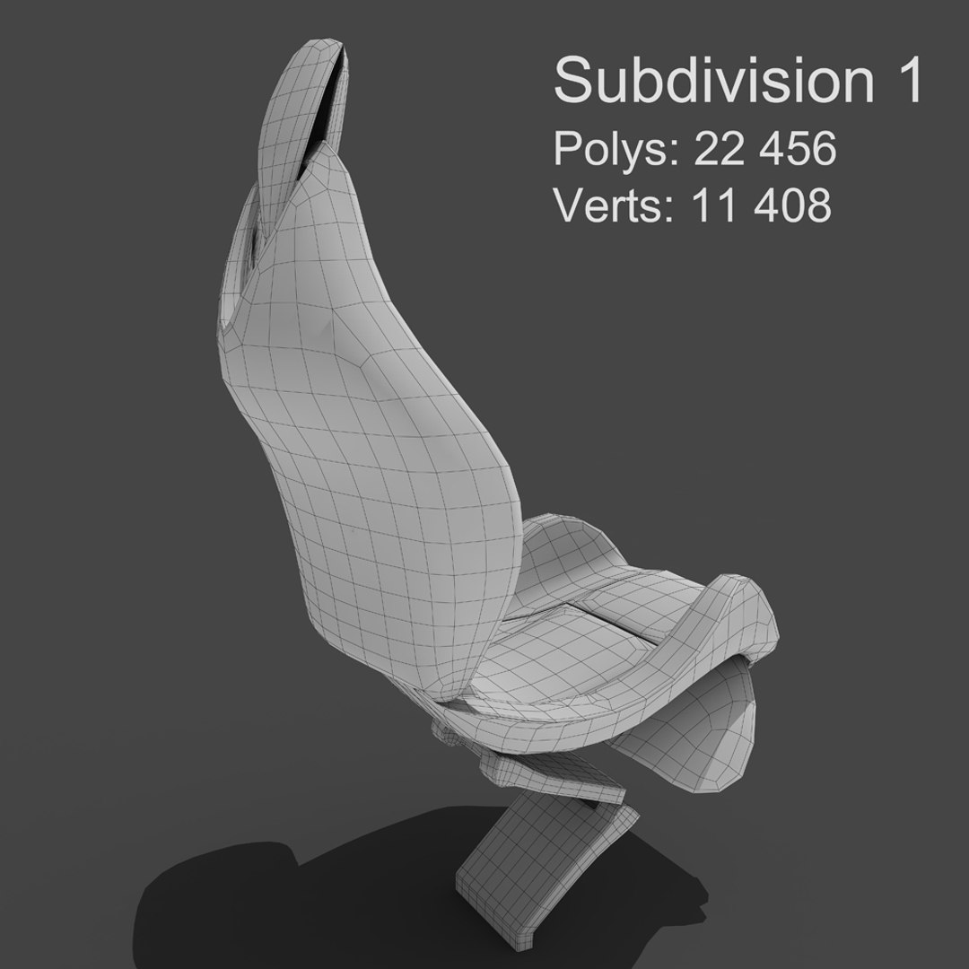 Innovative folding seat 3D model - TurboSquid 1213617