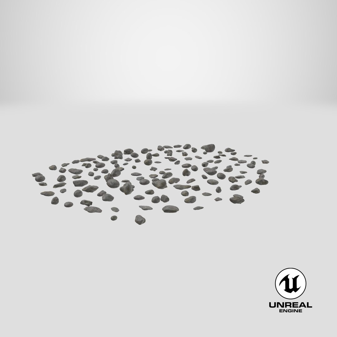 3D Scattered-rocks-02 - TurboSquid 1340322