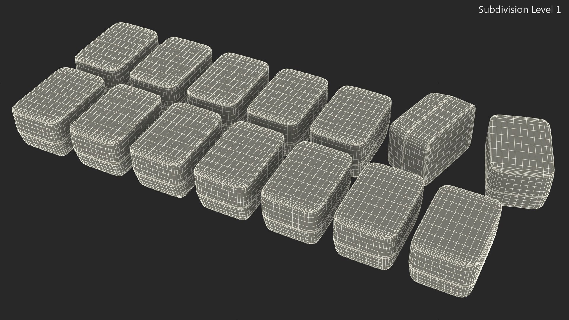 3D Ice Cubes Fresh From Mold - TurboSquid 2080713