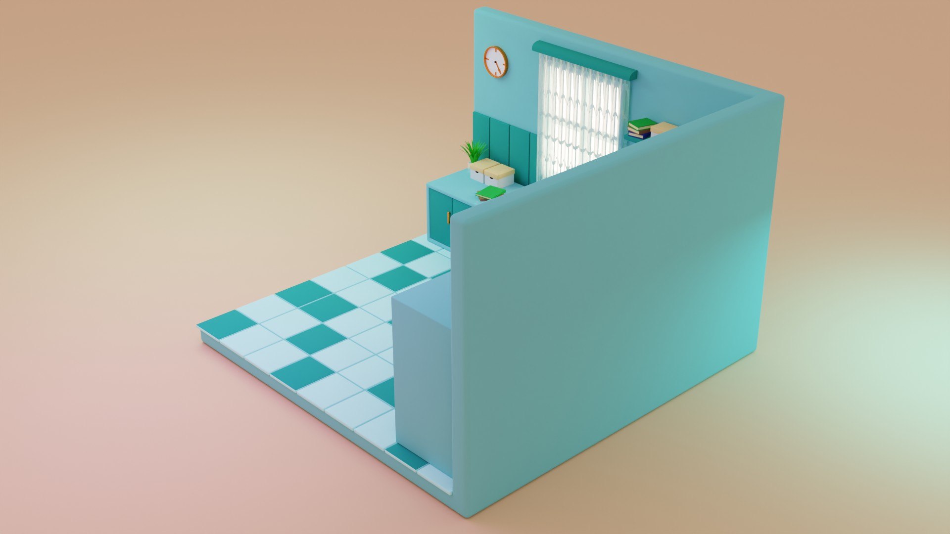 Isometric Room Design 3D Model - TurboSquid 2209572
