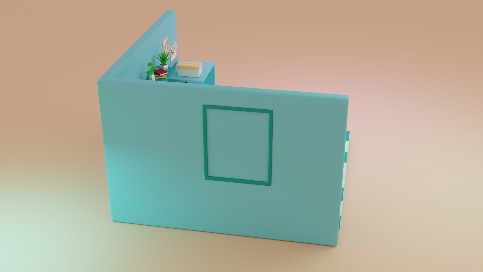 Isometric Room Design 3D Model - TurboSquid 2209572
