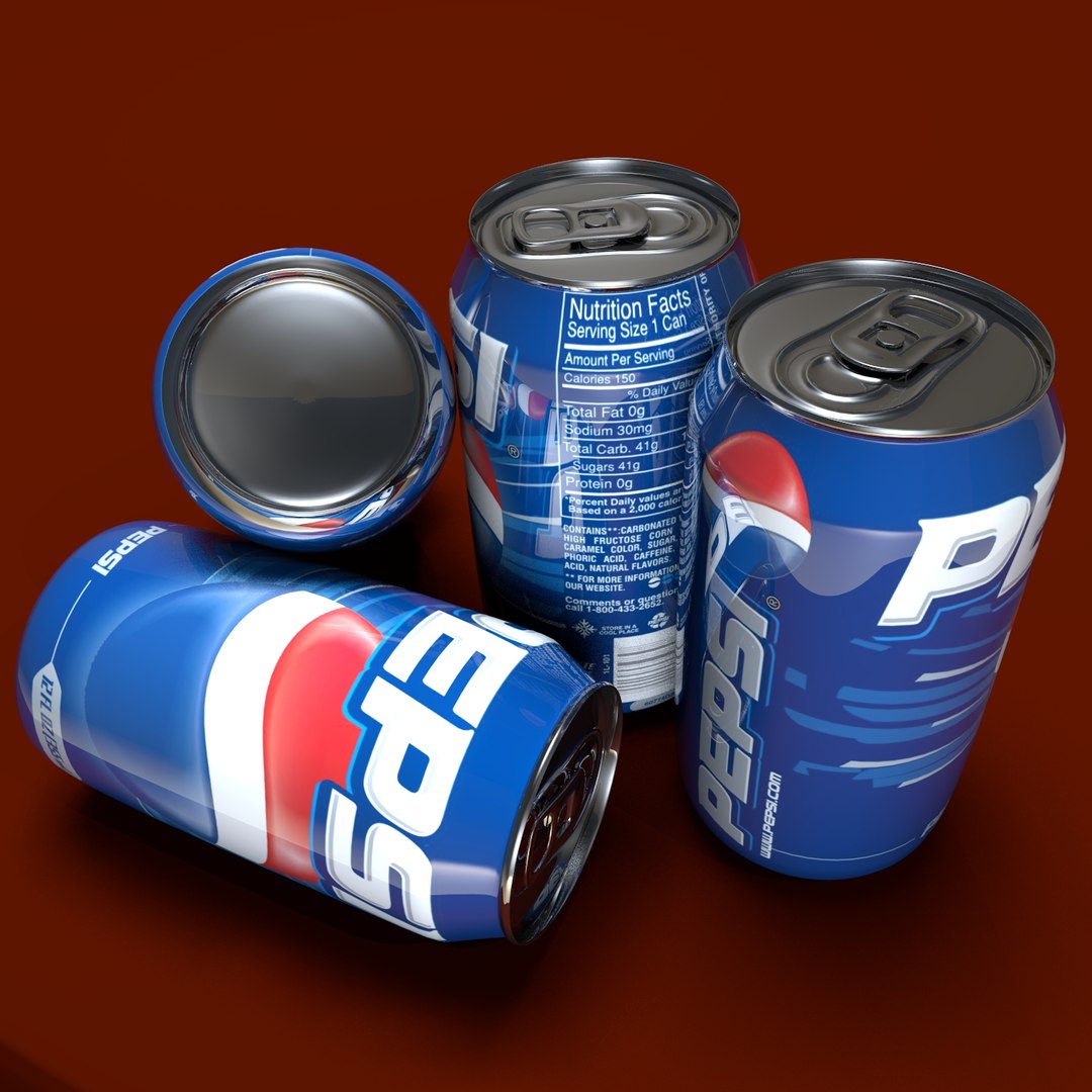 pepsi 3d obj