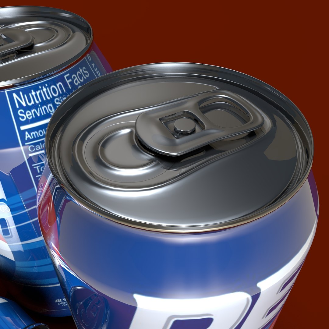 pepsi 3d obj