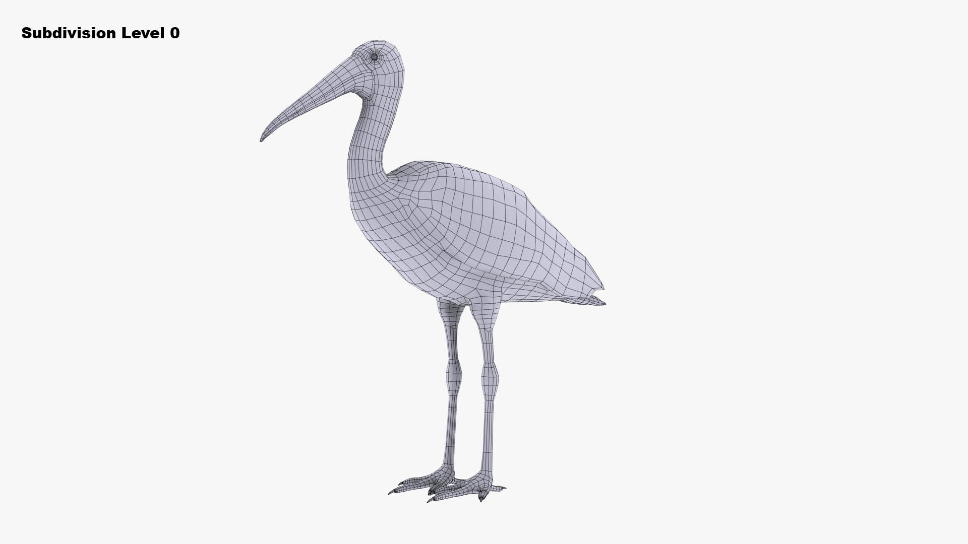 Hornbill Stork 3D - TurboSquid 2134298