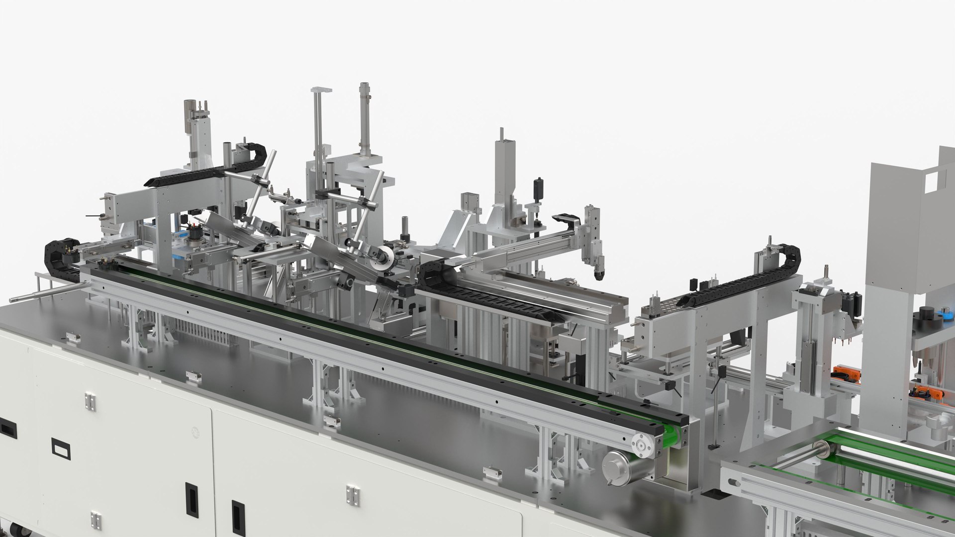 Automatic Vacuum Cleaner Motor Assembly Line Model - TurboSquid 1980025