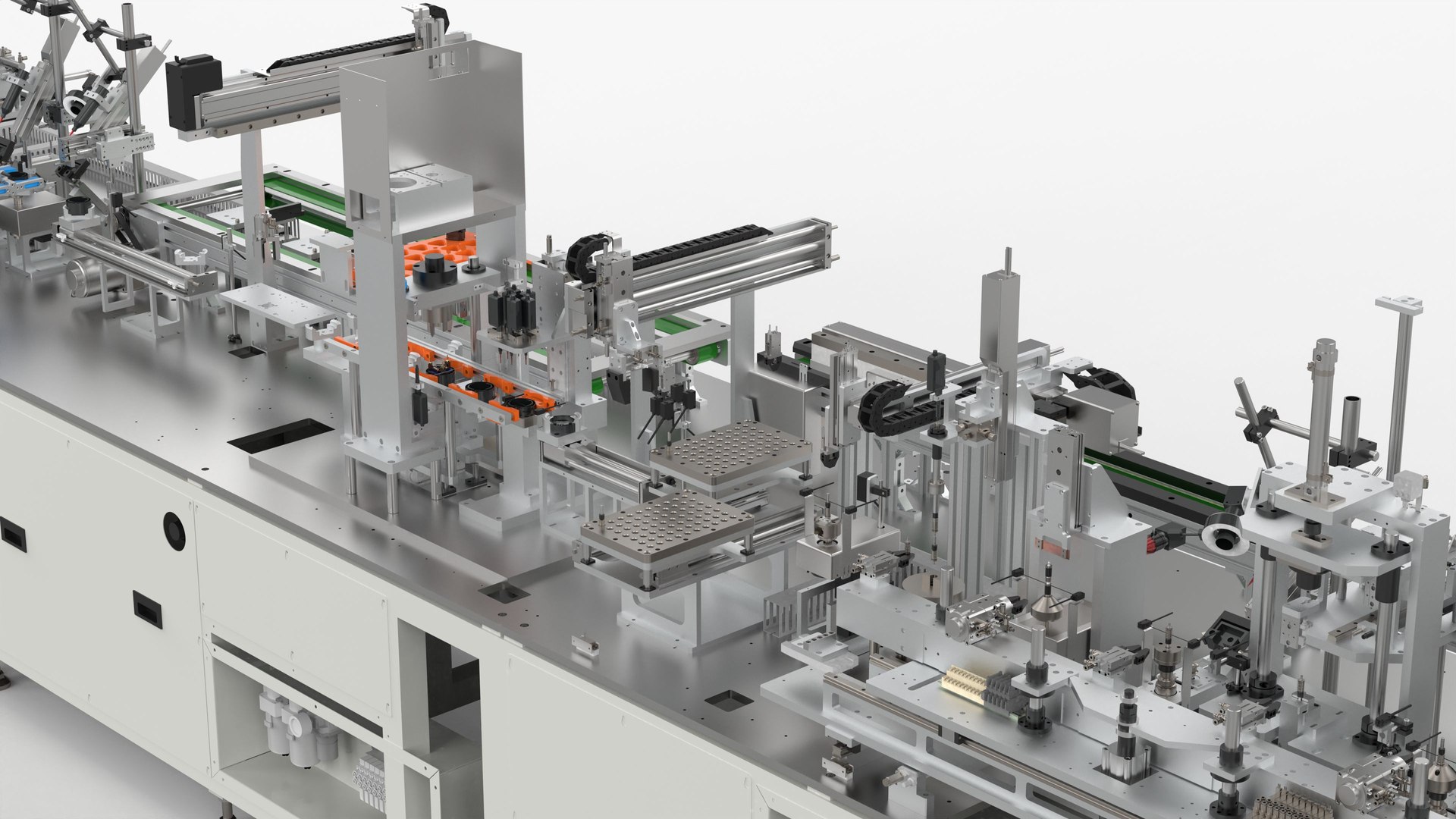 Automatic Vacuum Cleaner Motor Assembly Line Model - TurboSquid 1980025