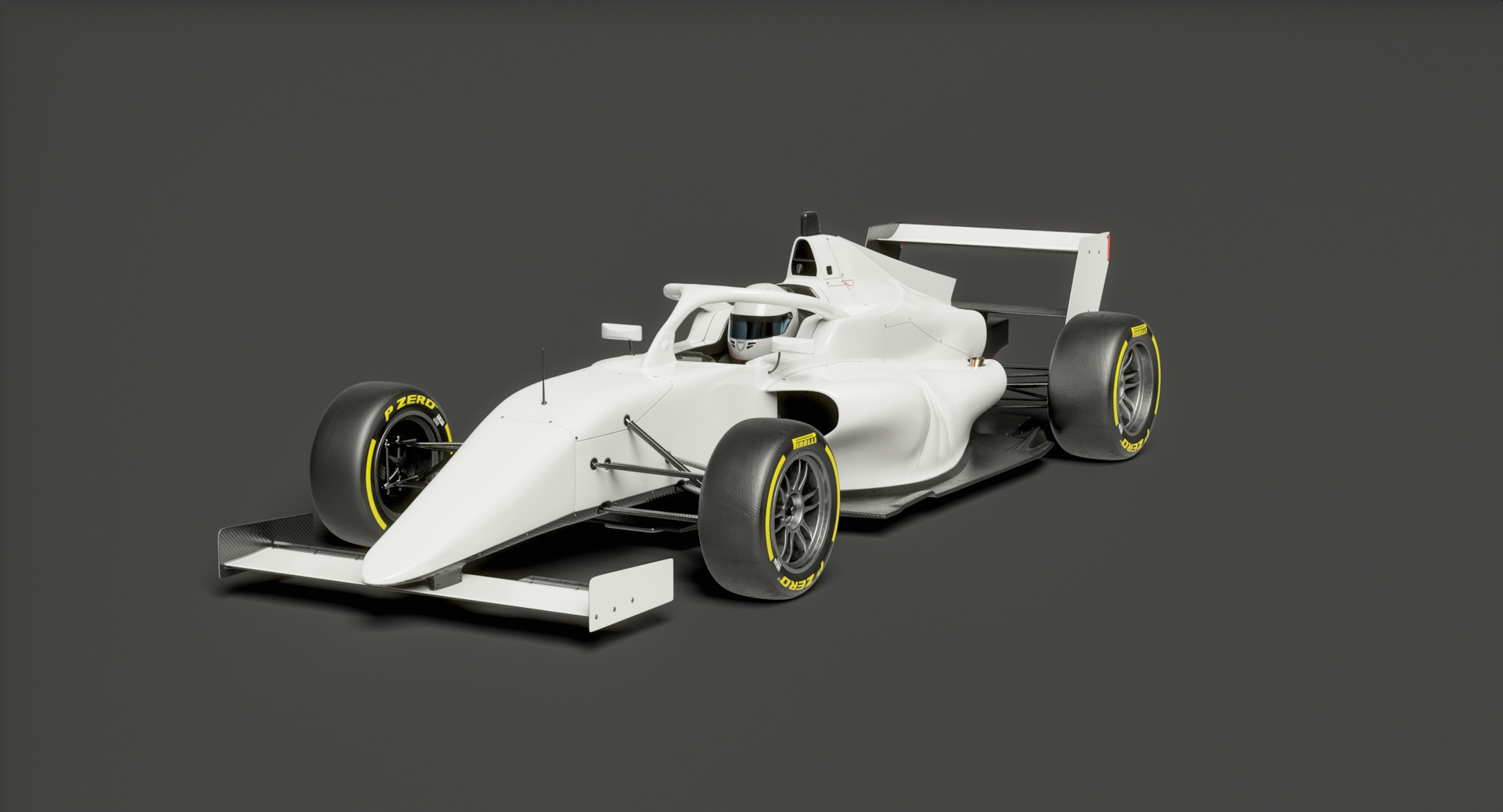 3D Formula 4 Tatuus F4-T-421 2024 Race Car White Mockup - TurboSquid ...