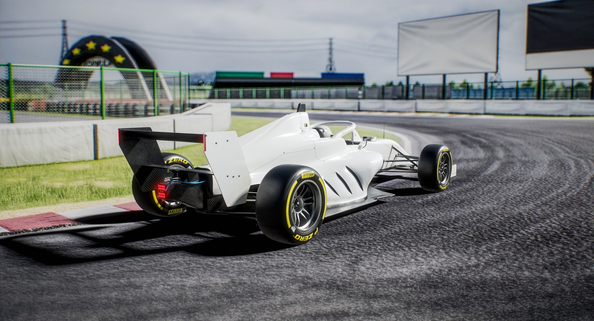 3D Formula 4 Tatuus F4-T-421 2024 Race Car White Mockup - TurboSquid ...