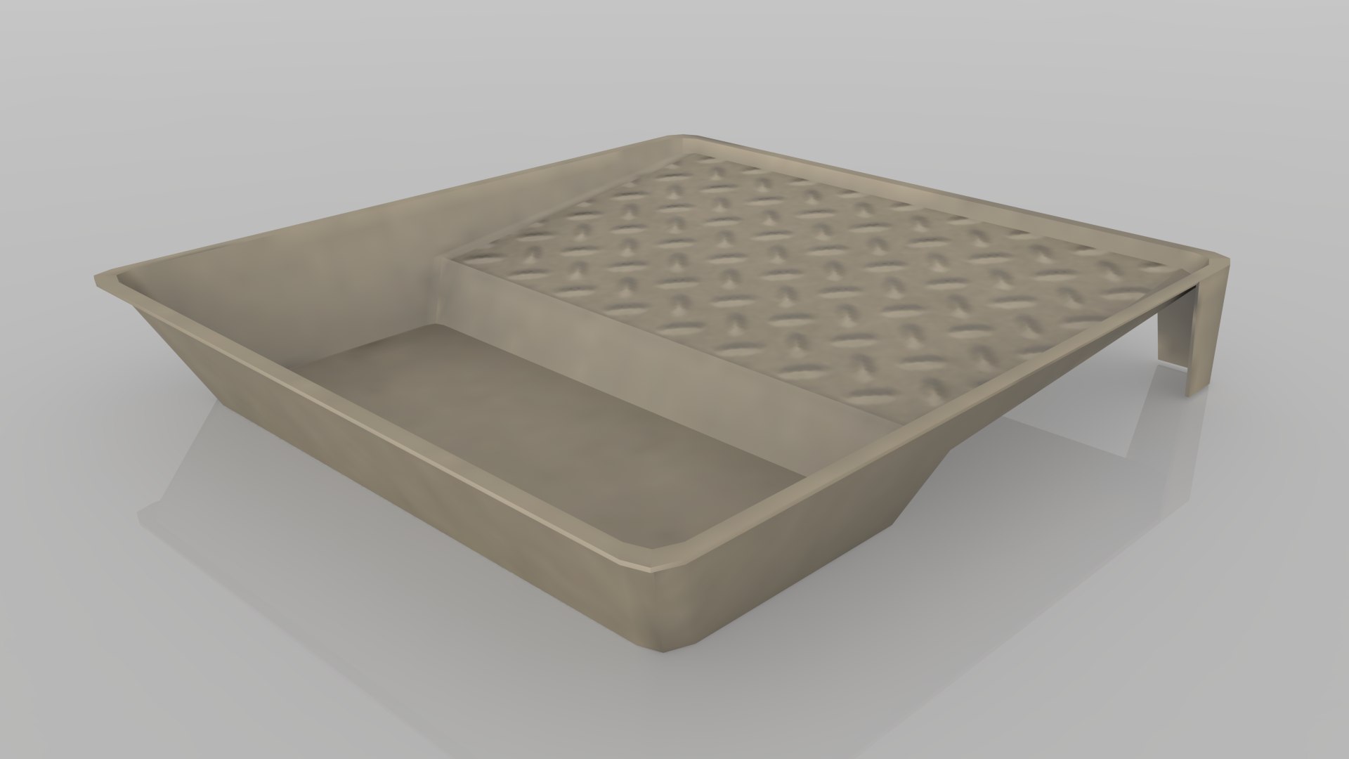 3D Model Paint Roller Pan Lowpoly - TurboSquid 1876982