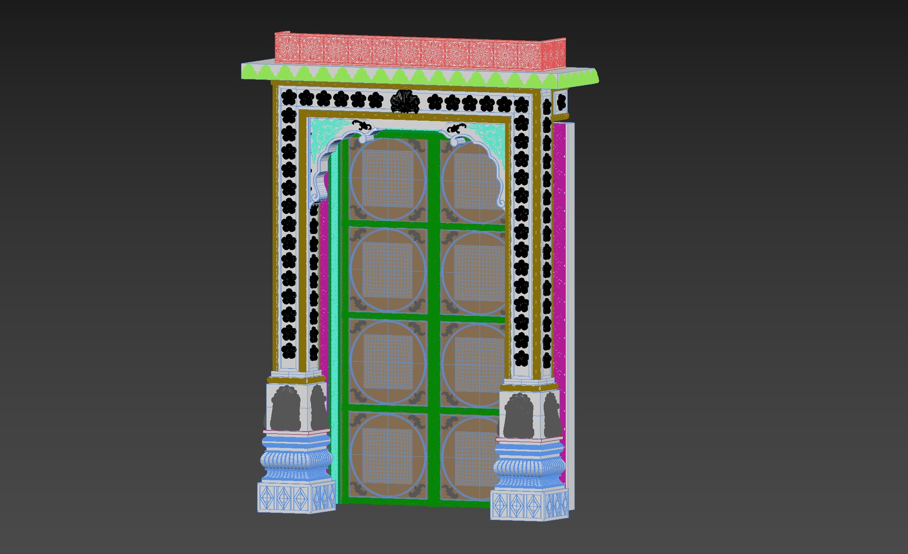 3D Model Temple Gate - TurboSquid 2168824