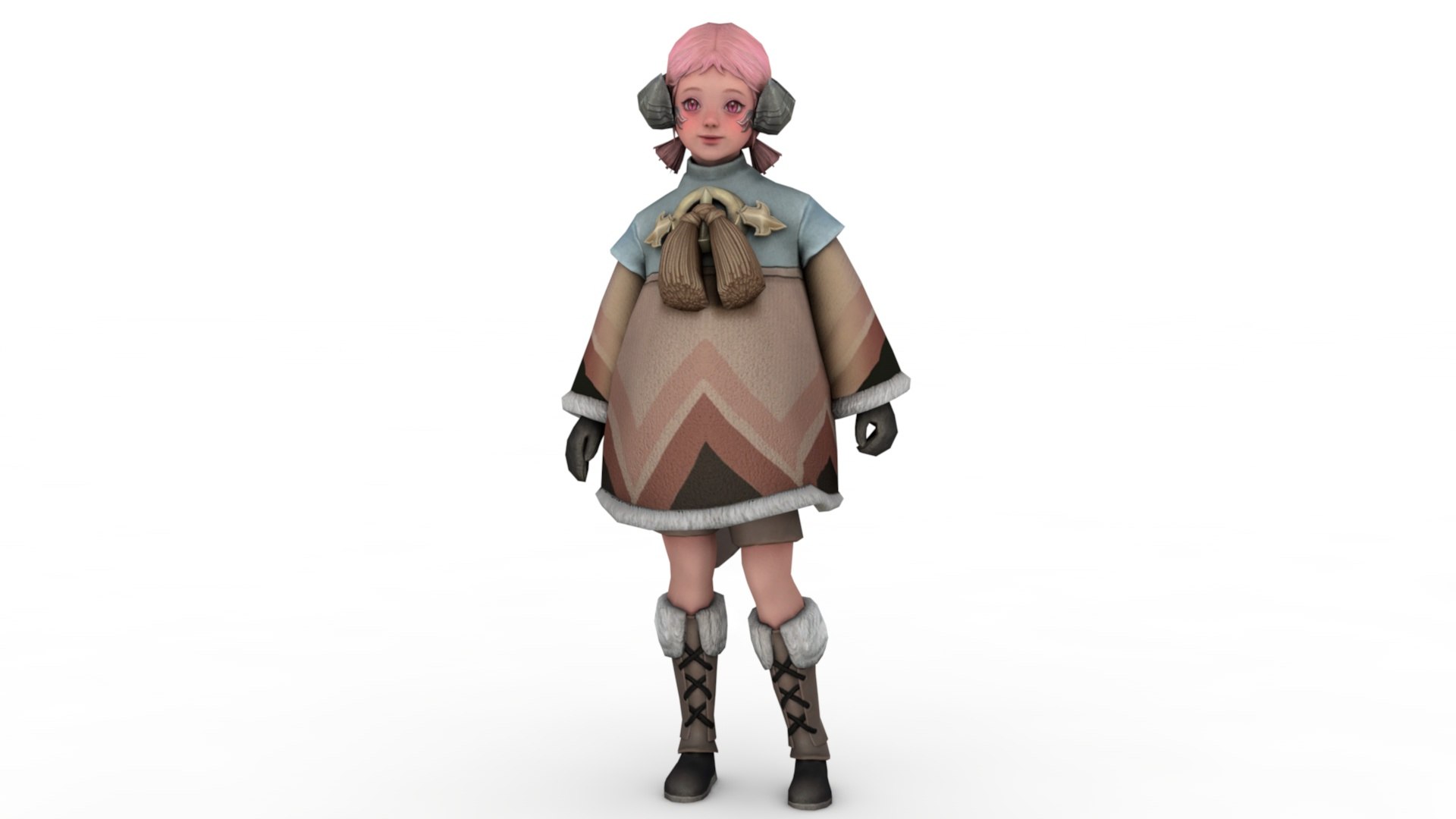 Anime Cute Drake Girl 3D Model - TurboSquid 1968756