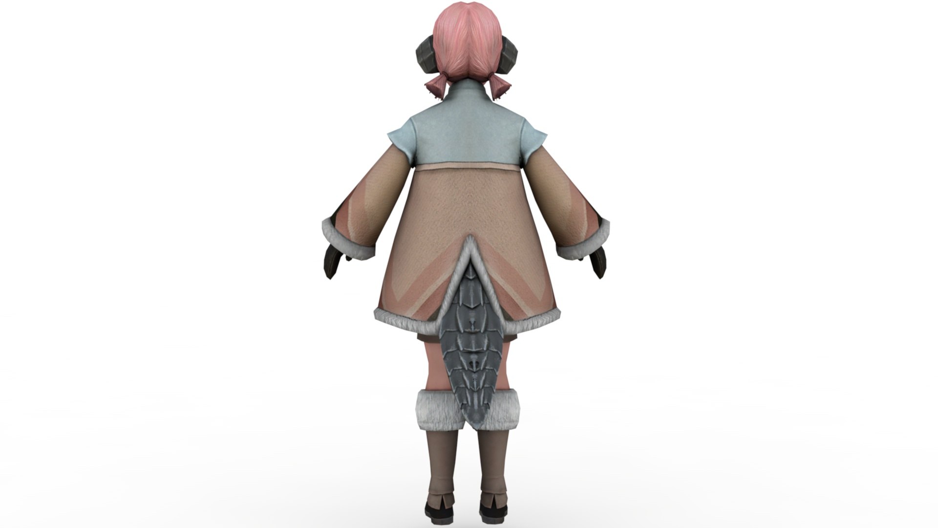 Anime Cute Drake Girl 3D Model - TurboSquid 1968756