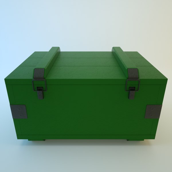 Military box 3D model - TurboSquid 1453564