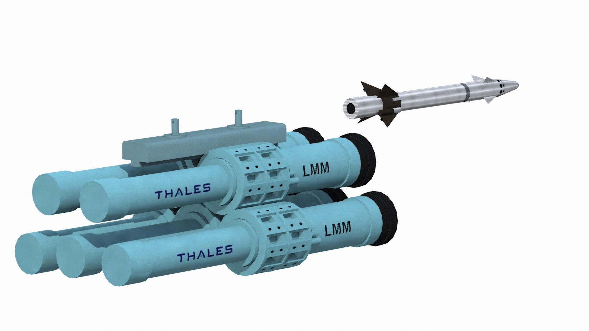 LMM Missile 3D Model - TurboSquid 2151363