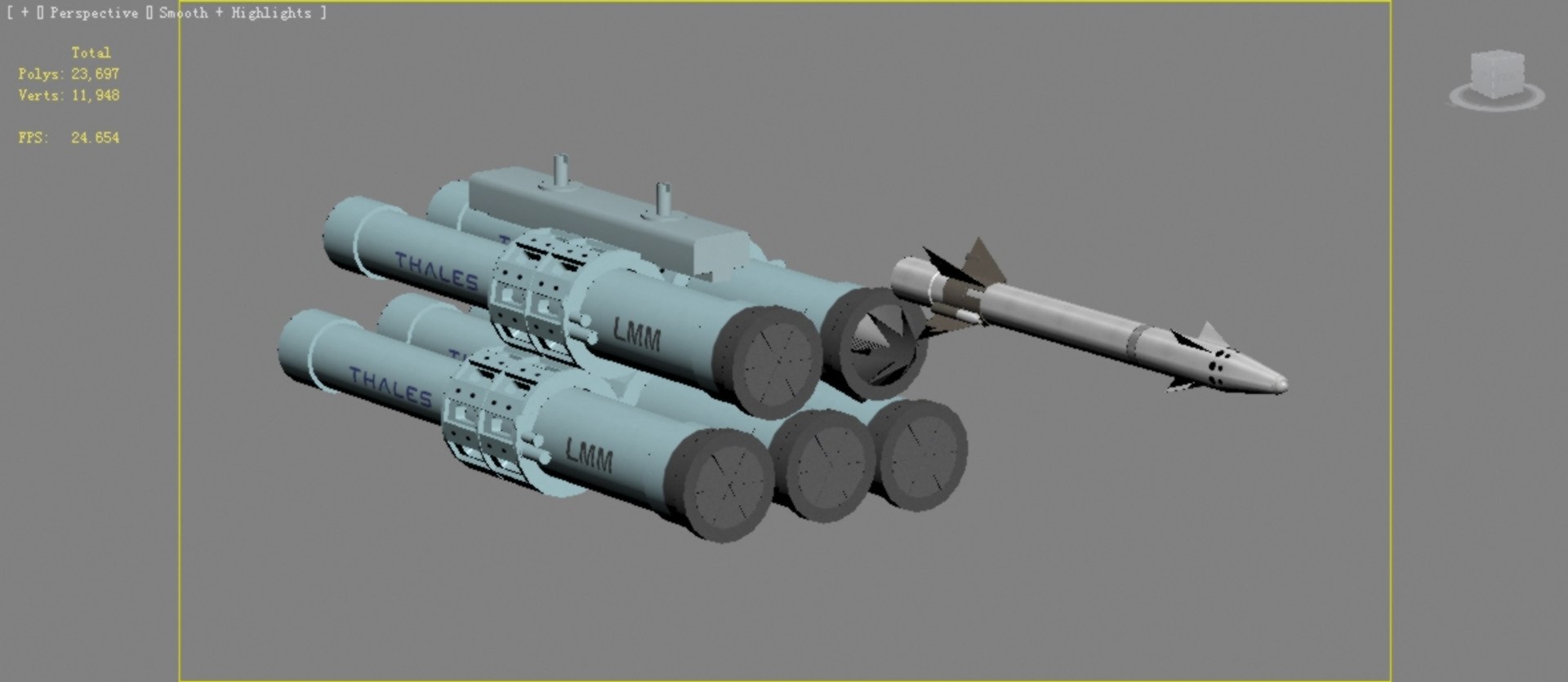 LMM Missile 3D Model - TurboSquid 2151363