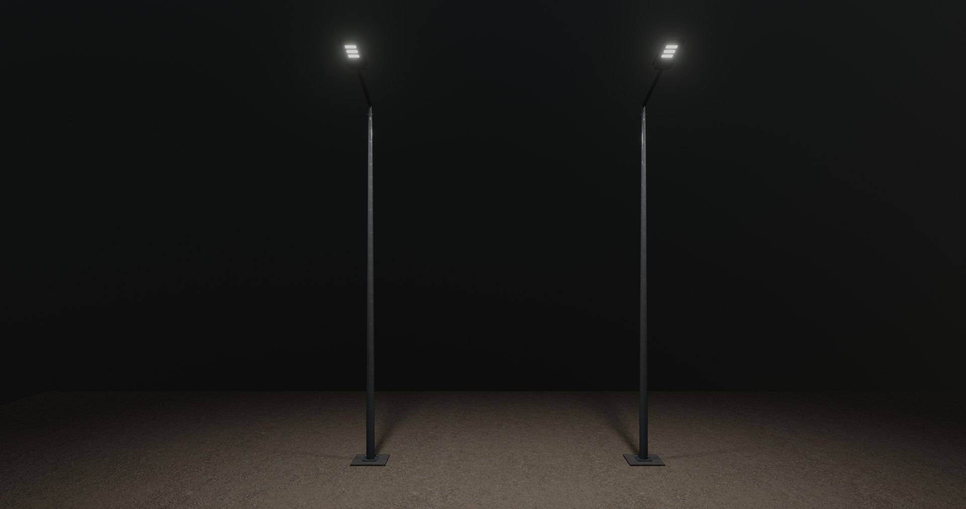 5mt Conical Lighting Pole Single Consol 3D Model - TurboSquid 2088923