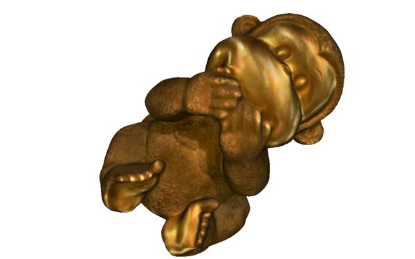 3D metal monkey - TurboSquid 1622498