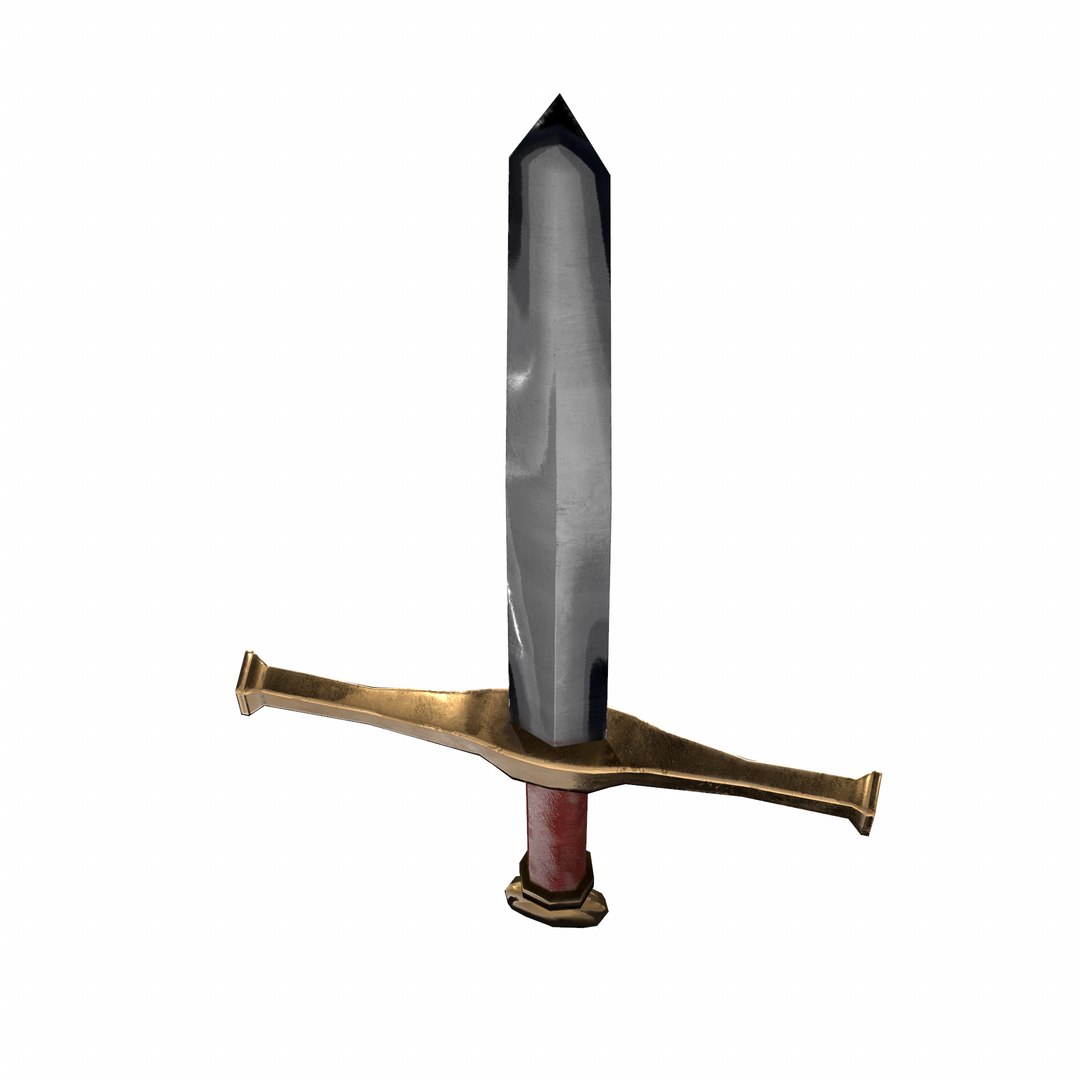 Simple Sword 3D Model - TurboSquid 1568214
