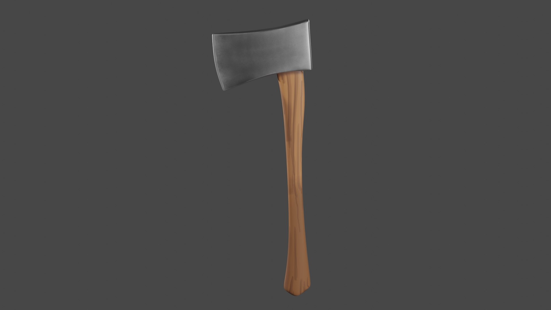 3D A Cartoon Axe with Texture - TurboSquid 1780147