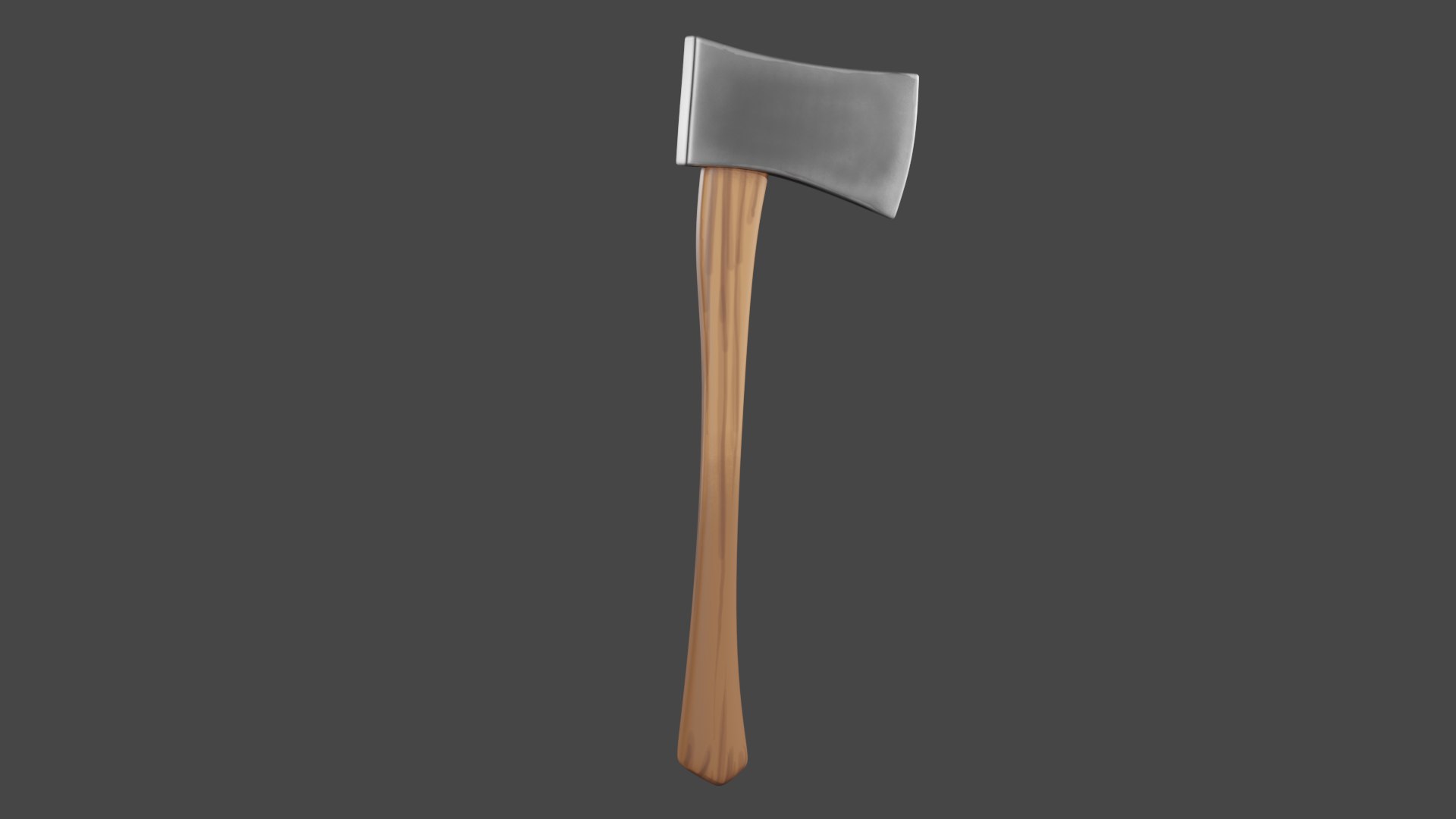 3D A Cartoon Axe with Texture - TurboSquid 1780147