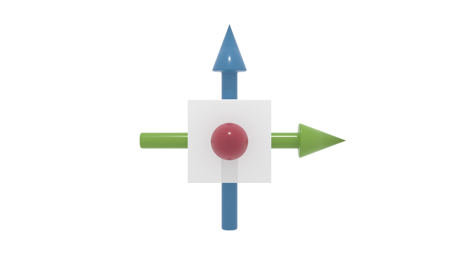 Default Cube With X Y Z Axes 3D Model - TurboSquid 2173772