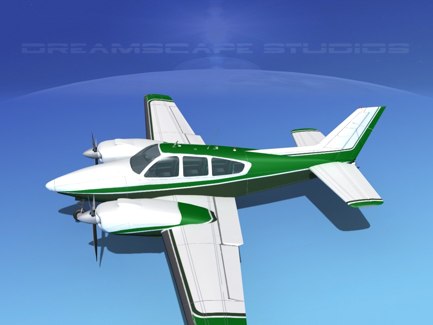Beechcraft Aircraft Family 3d Max