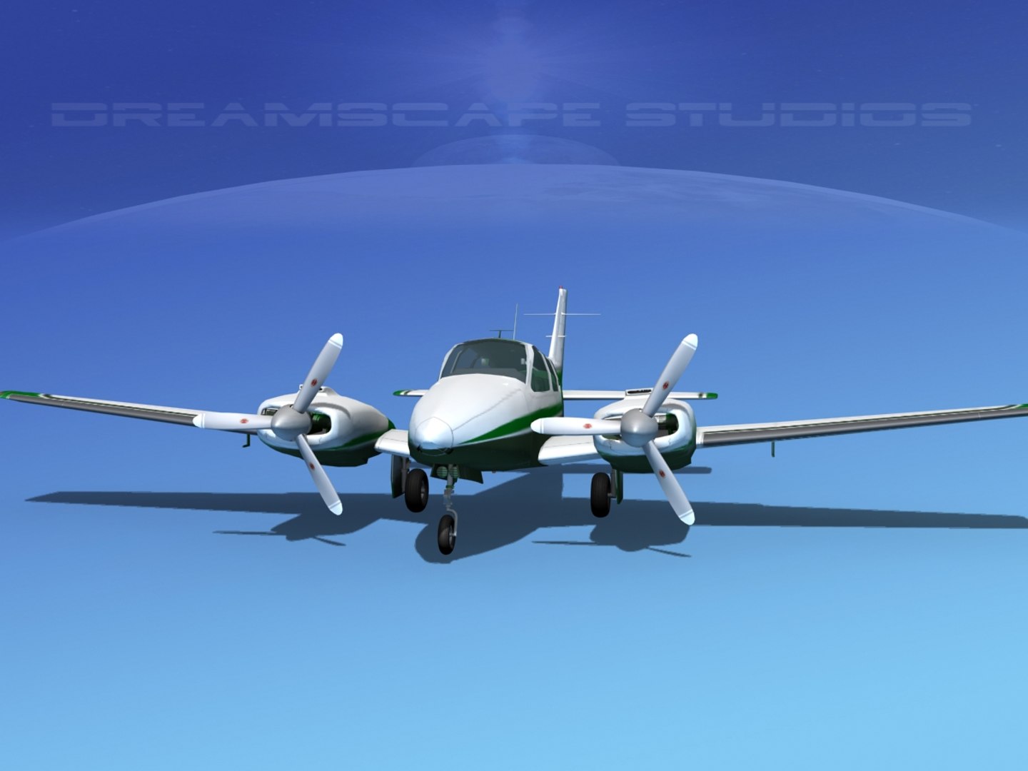 Beechcraft Aircraft Family 3d Max