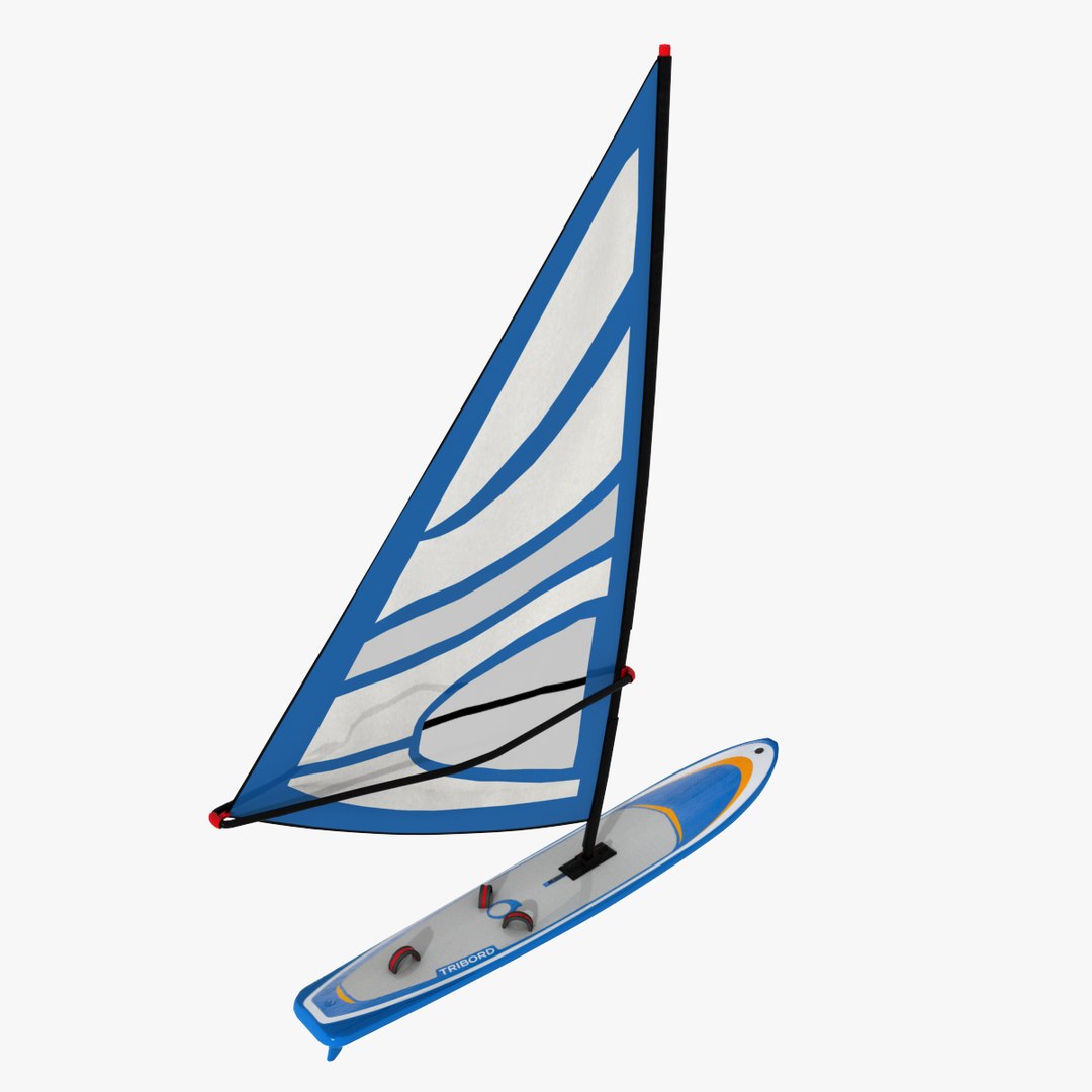 3d Windsurfing Board Model