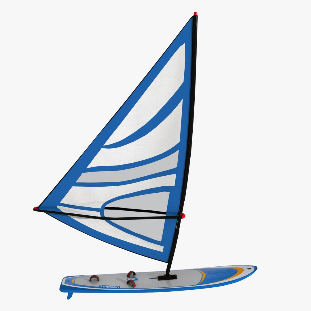3d Windsurfing Board Model