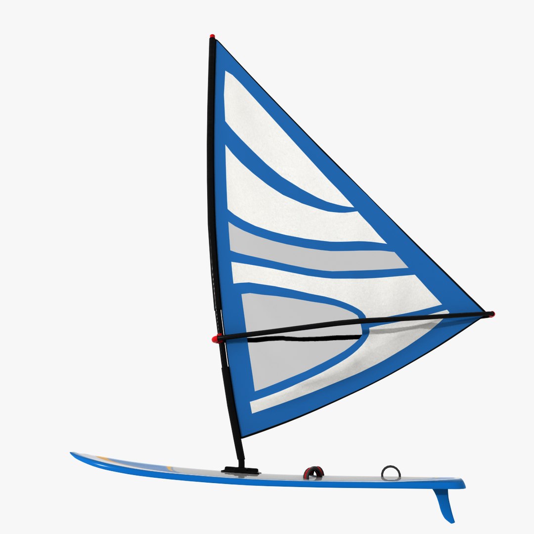 3d Windsurfing Board Model