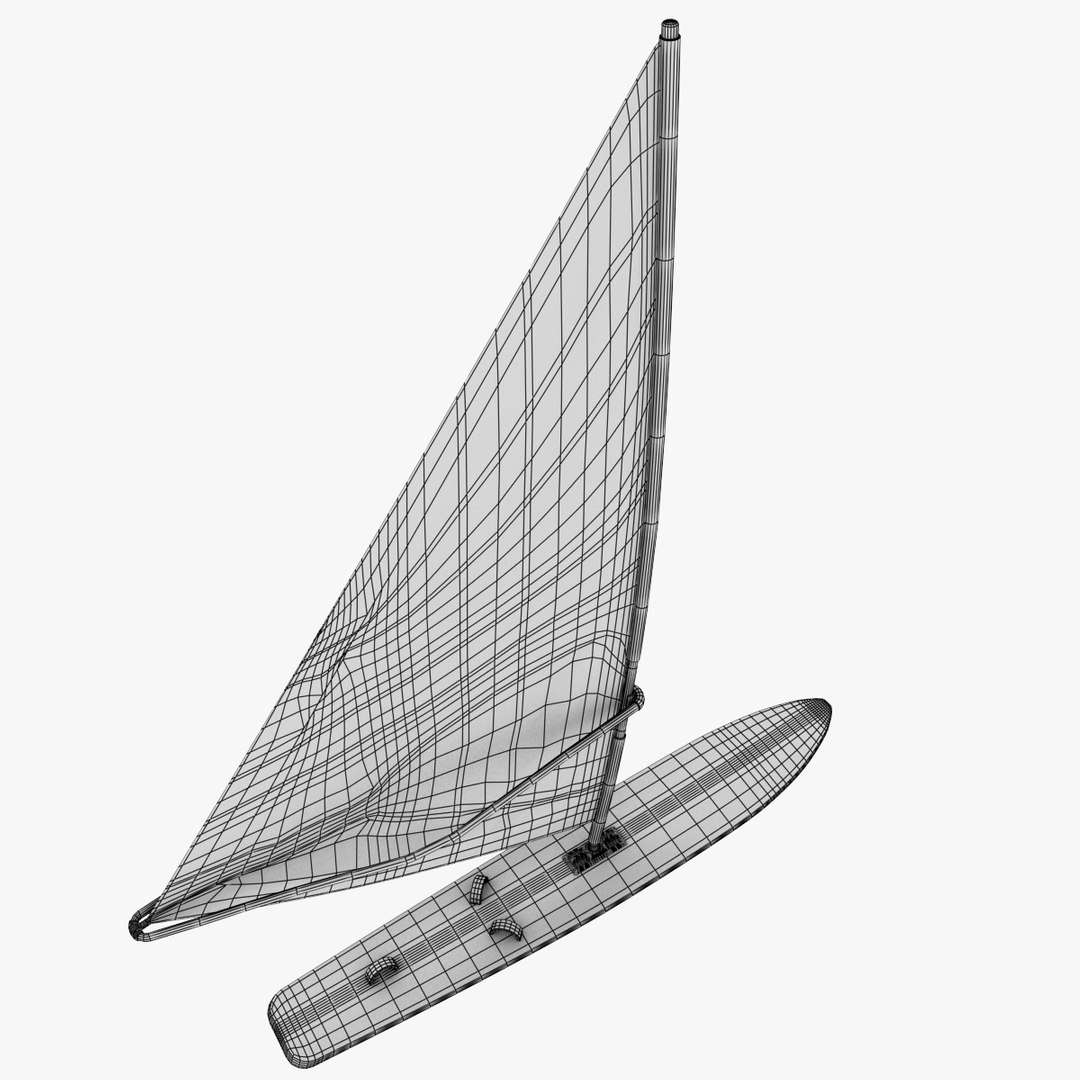 3d Windsurfing Board Model