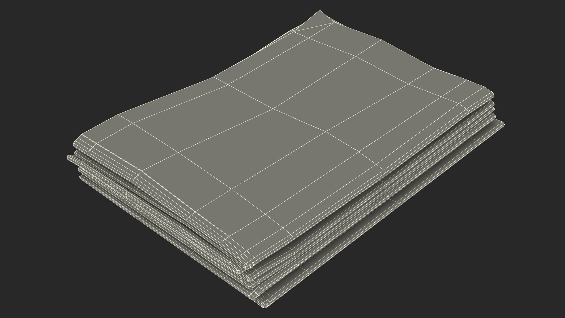 3D Newspaper Stack model - TurboSquid 2133241