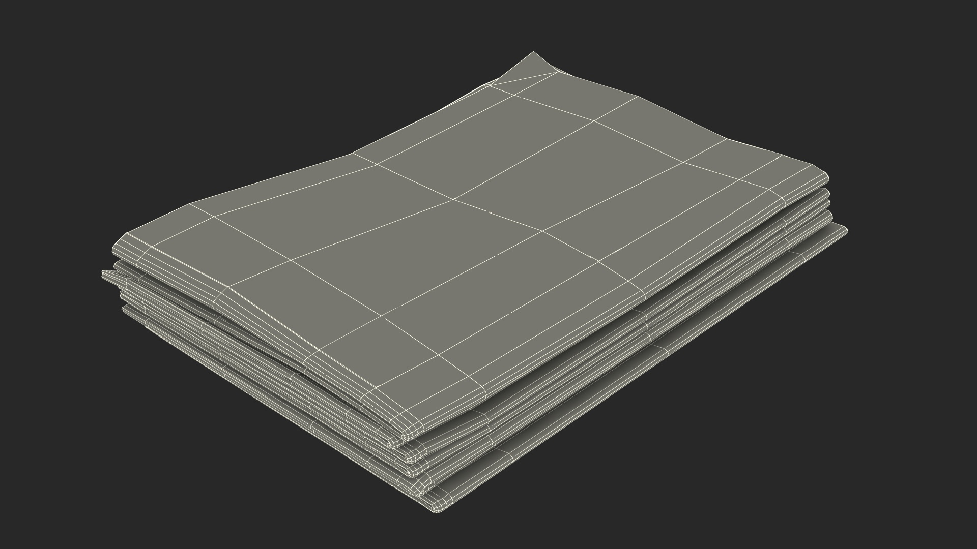 3D Newspaper Stack Model - TurboSquid 2133241