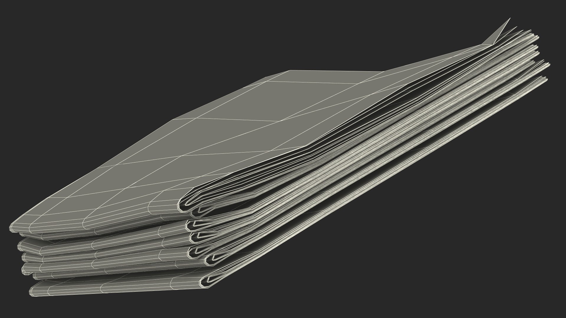 3D Newspaper Stack model - TurboSquid 2133241