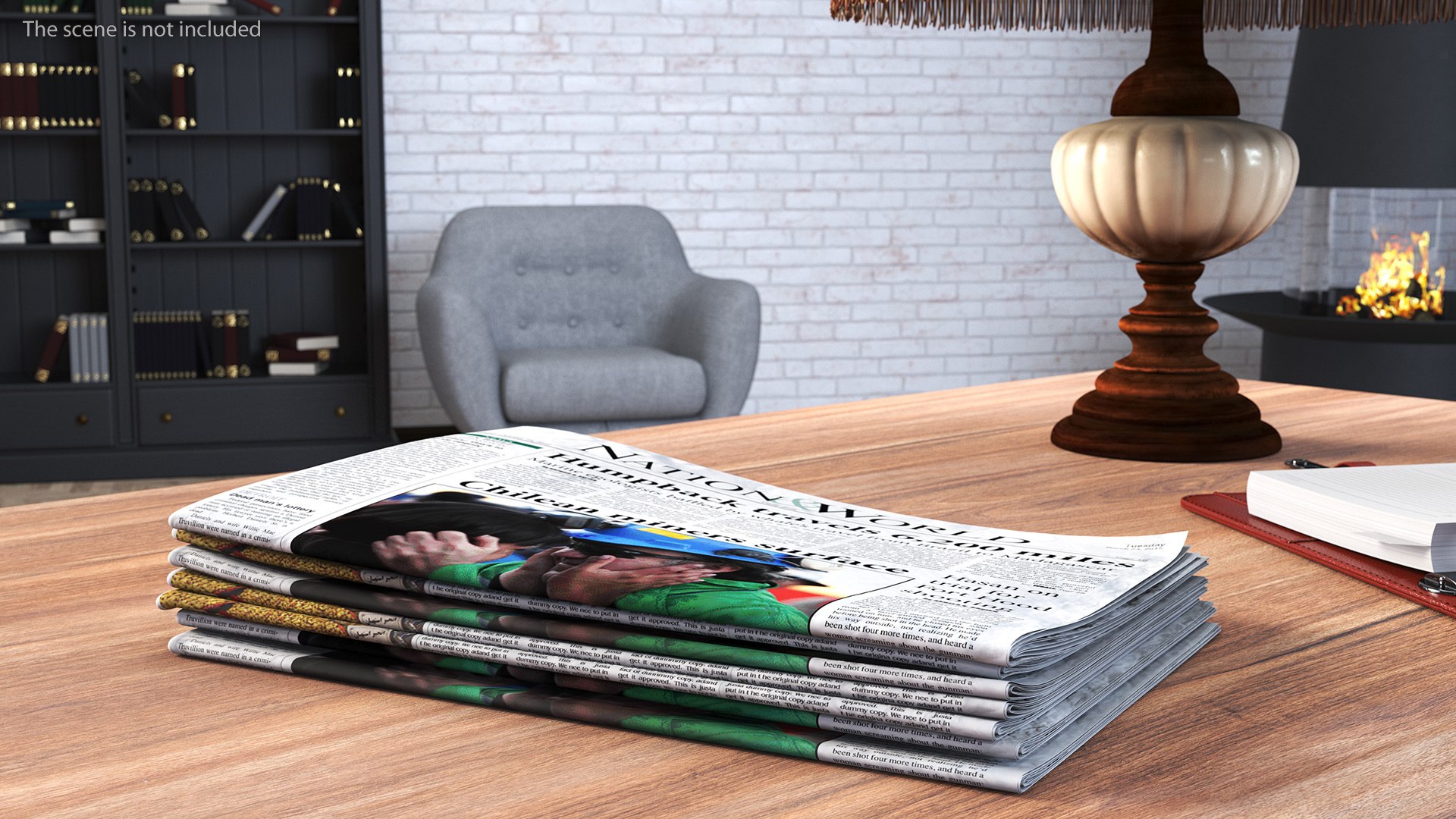 3D Newspaper Stack Model - TurboSquid 2133241