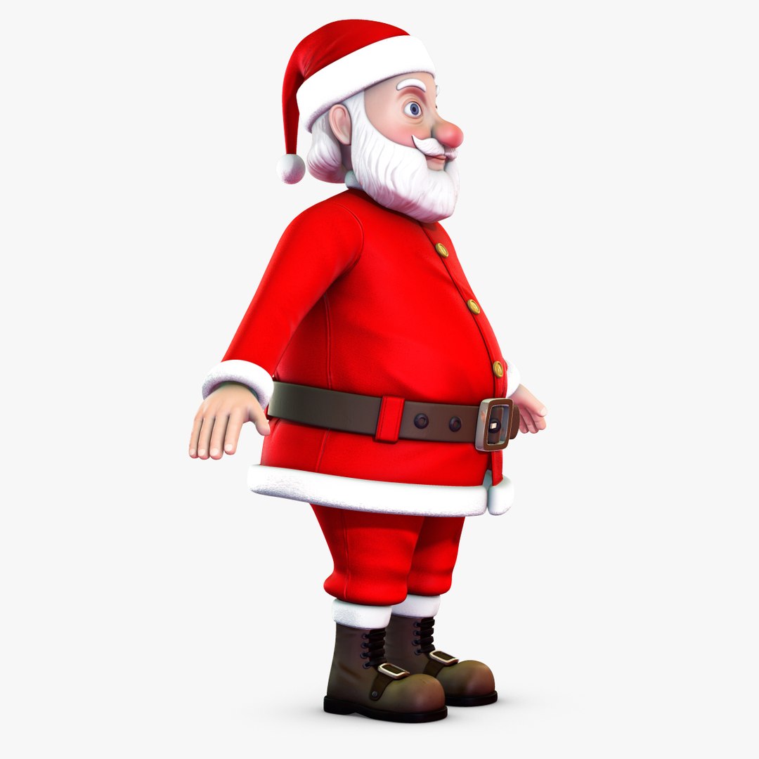 3d Santa Claus Model