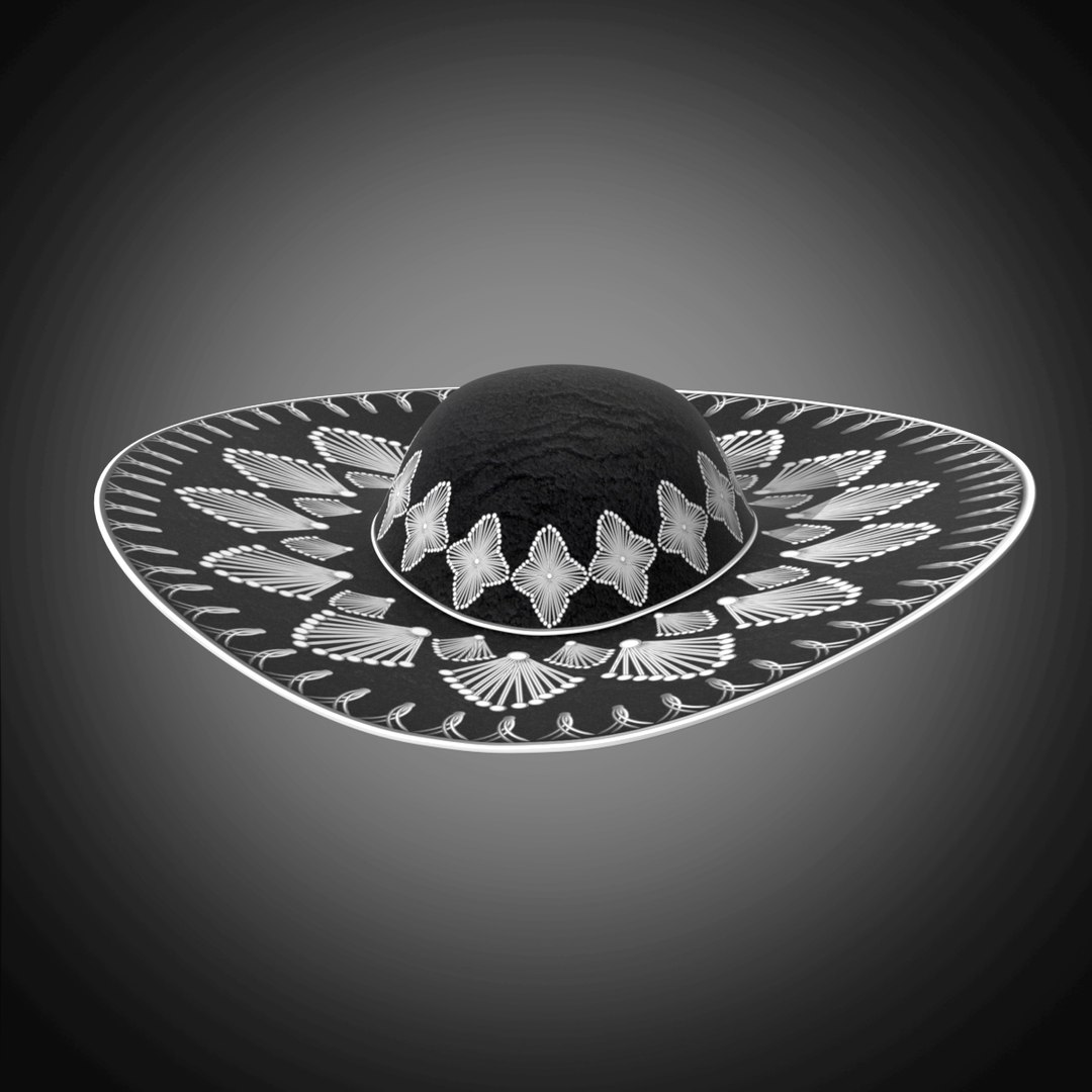 Mexican Hat 3D - TurboSquid 1384392