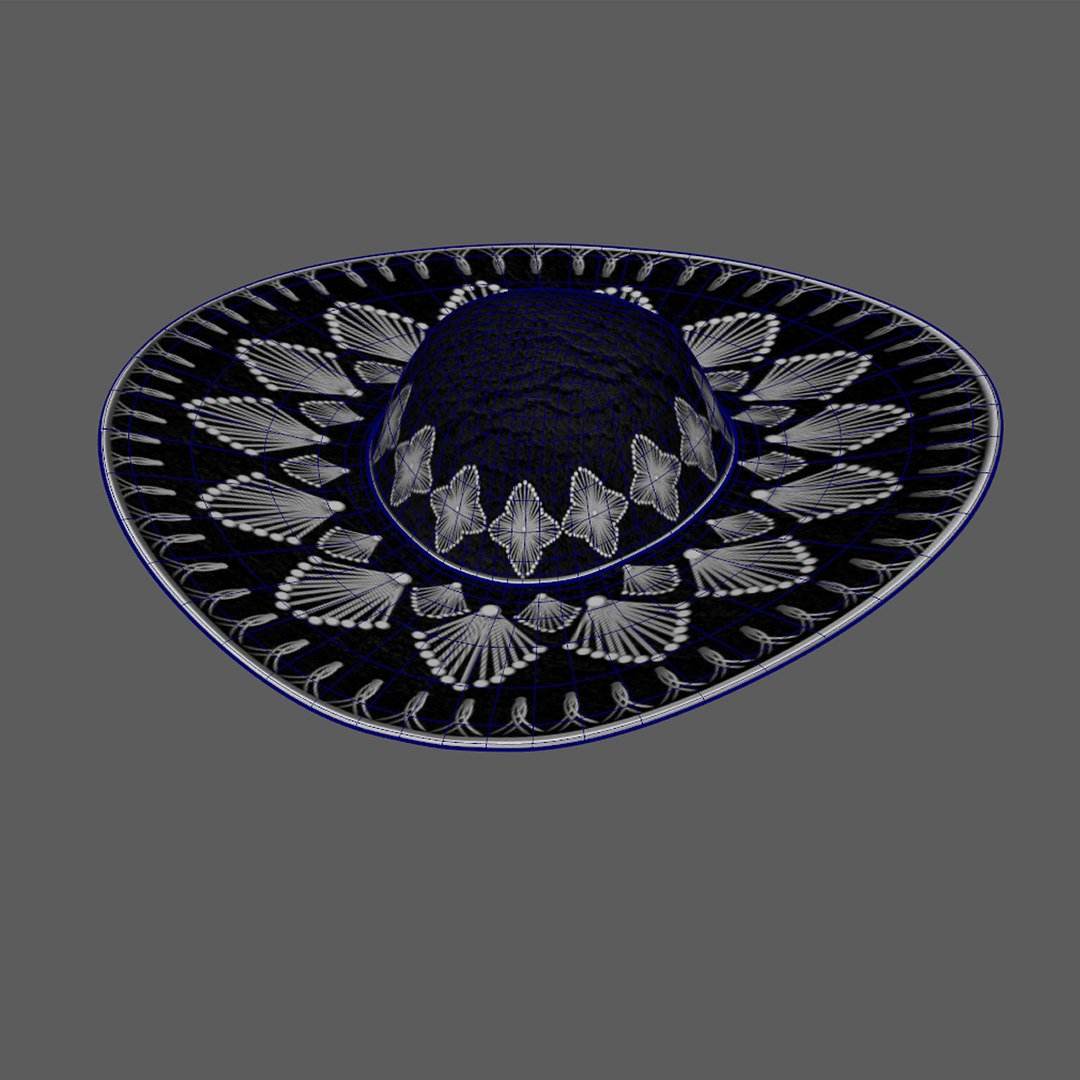 Mexican Hat 3D - TurboSquid 1384392