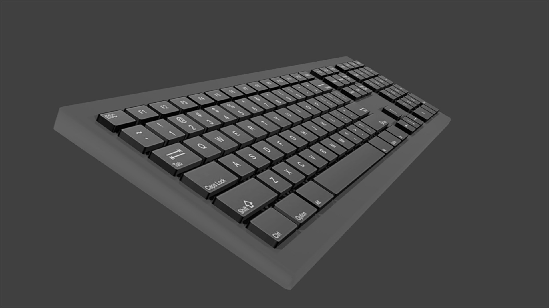 Pc Keyboard 3D - TurboSquid 1667407