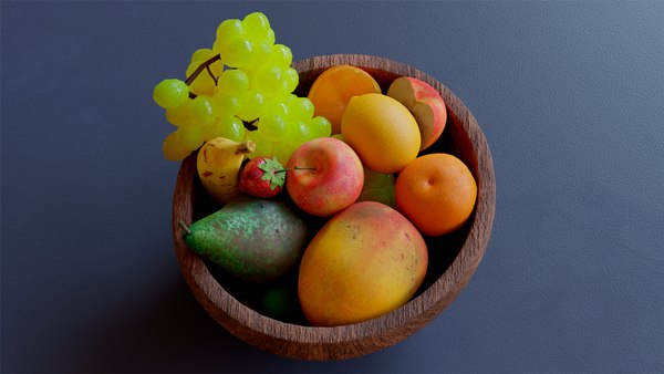 3D Fruits Low Poly Package - TurboSquid 1956555