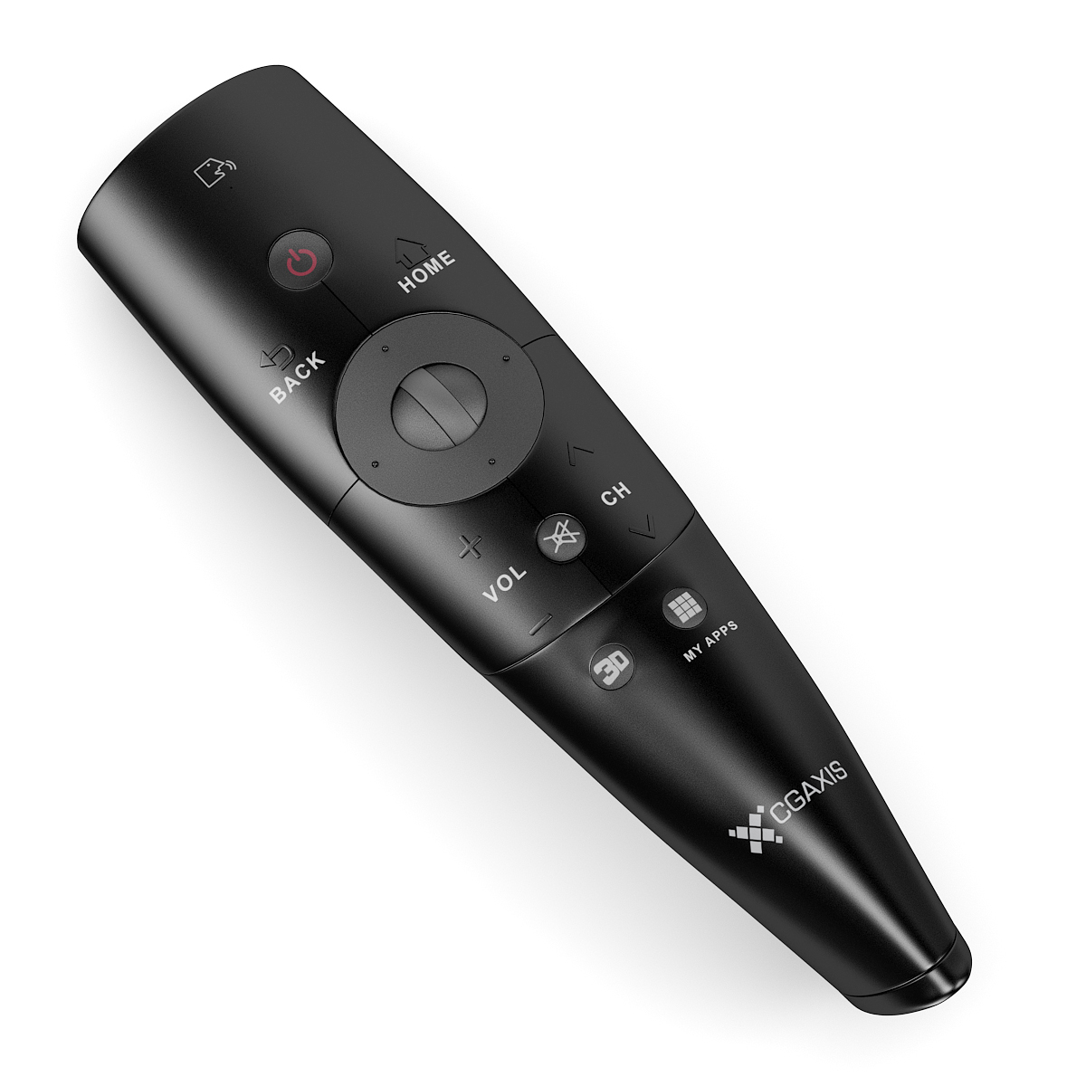 3d tv remote control model