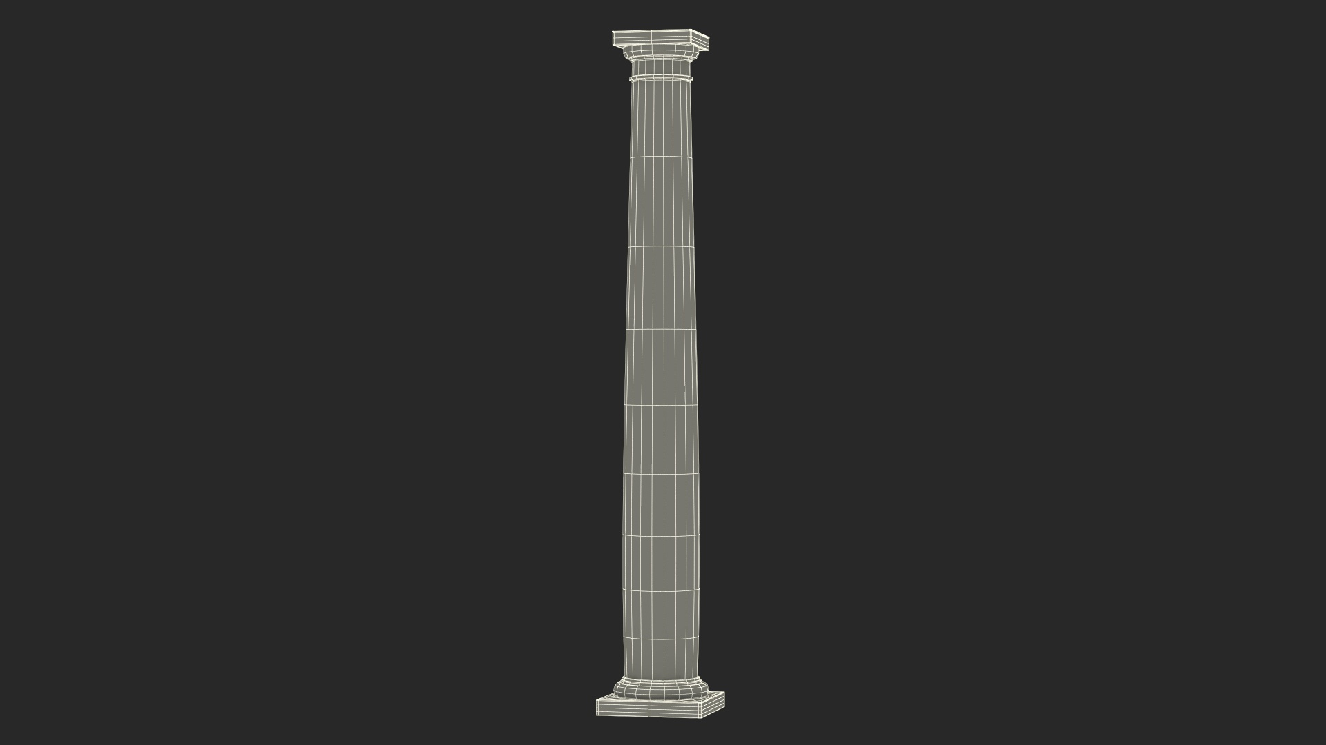 3D Smooth Fiberglass Column - TurboSquid 2142603