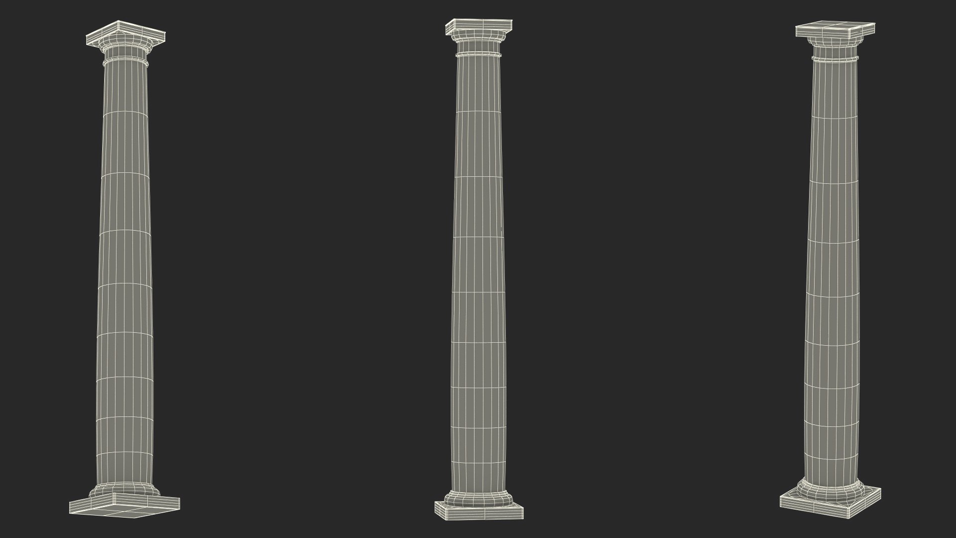 3D Smooth Fiberglass Column - TurboSquid 2142603