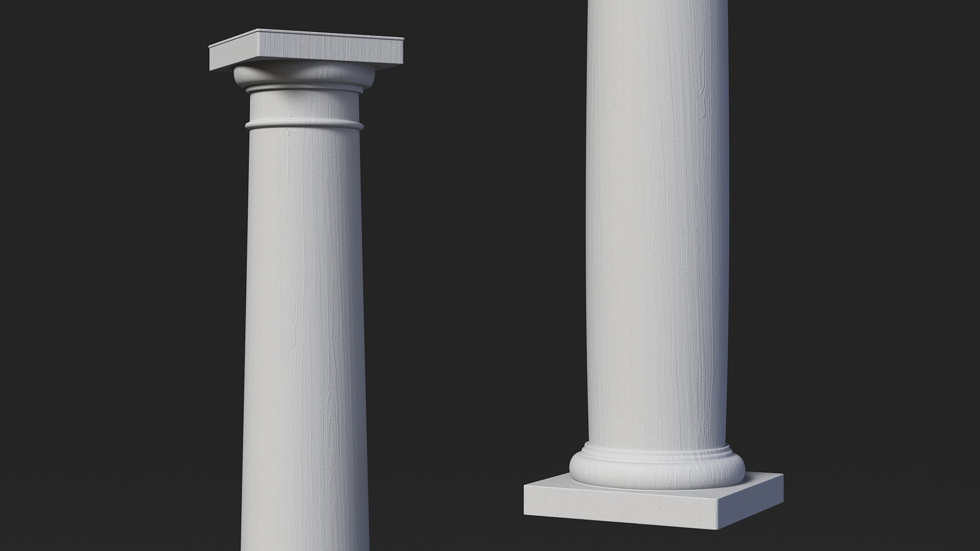 3D Smooth Fiberglass Column - TurboSquid 2142603