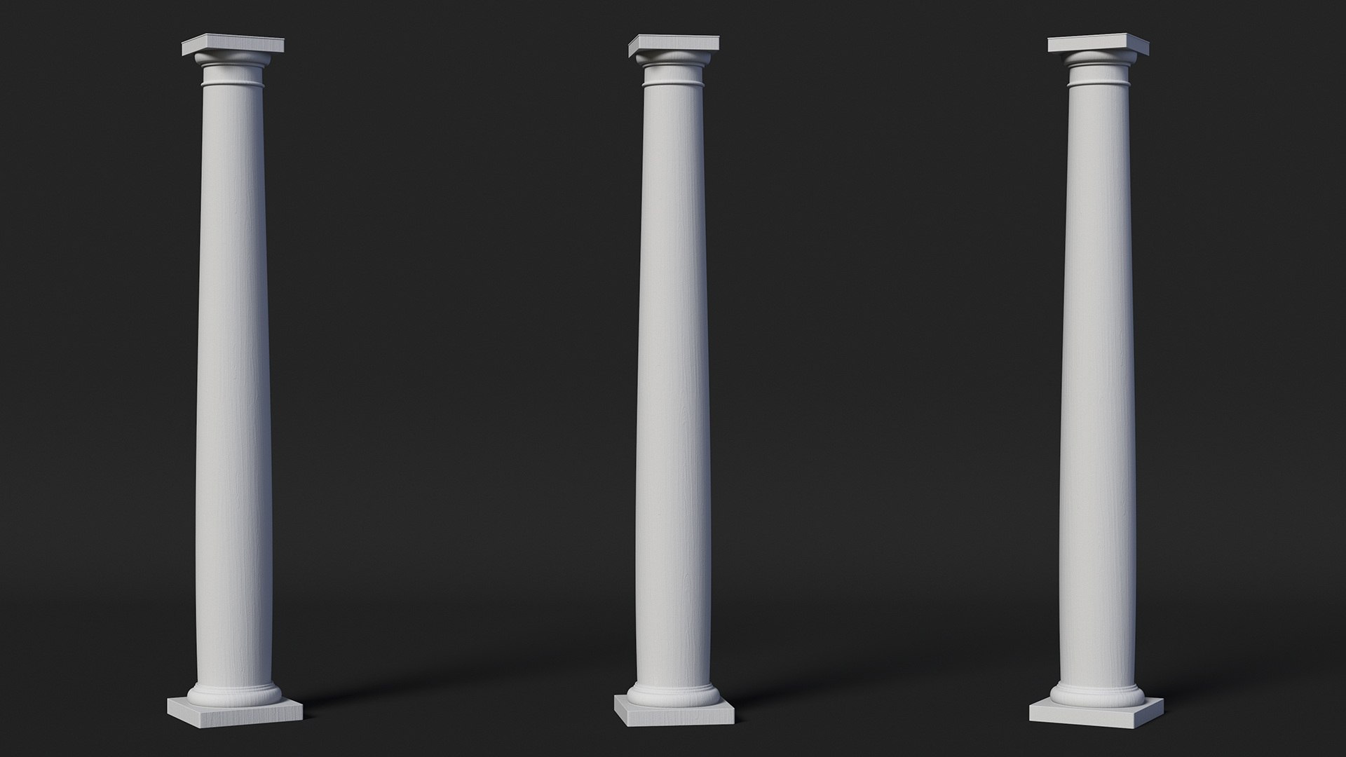 3D Smooth Fiberglass Column - TurboSquid 2142603