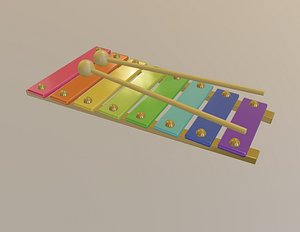 3D Xylophone Models - Browse & Download Formats - TurboSquid
