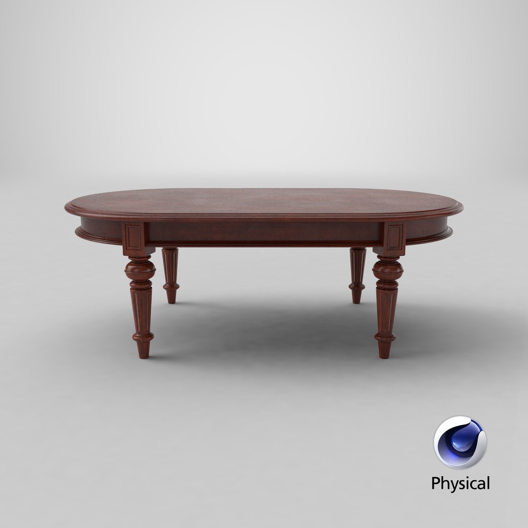 3D classical-coffee-table - TurboSquid 1261460