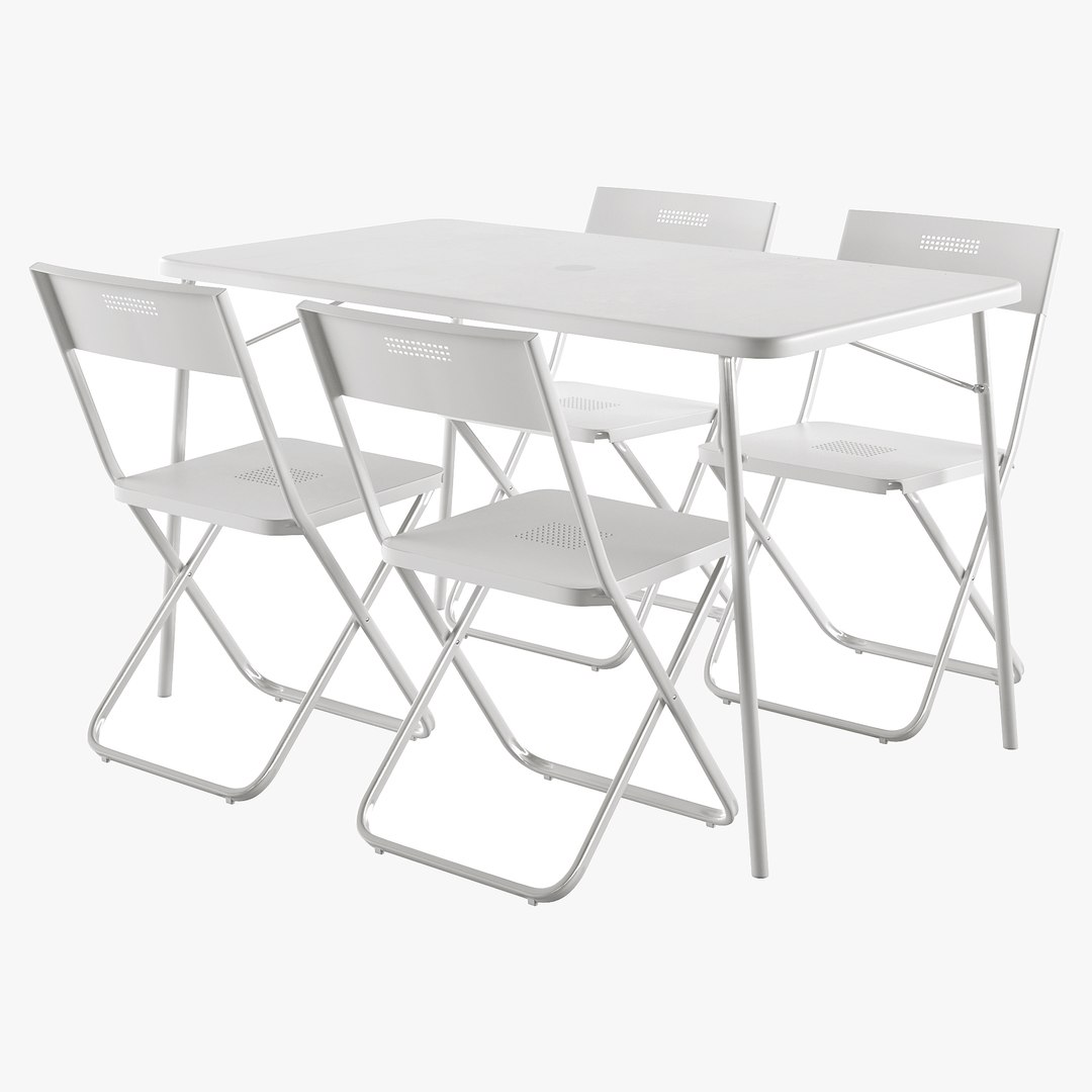 Table And Chair Torparo Fejan 3D Model - TurboSquid 2379539